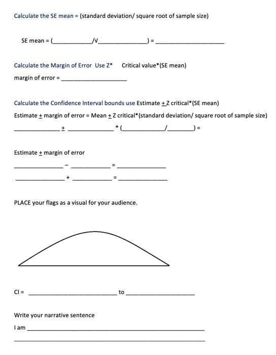 practice Confidence Interval construction: You are to | Chegg.com