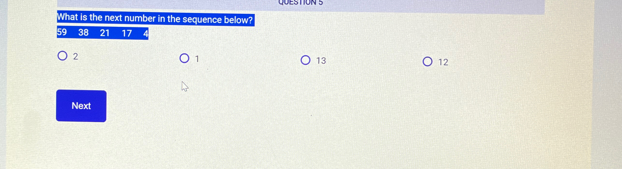 Solved What is the next number in the sequence | Chegg.com