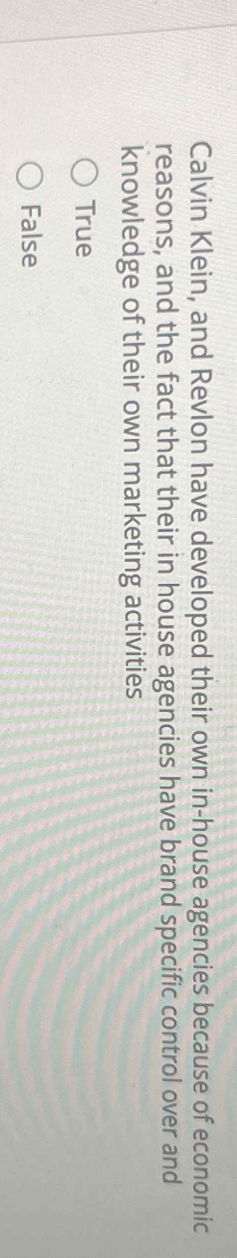 Solved Calvin Klein, and Revlon have developed their own | Chegg.com