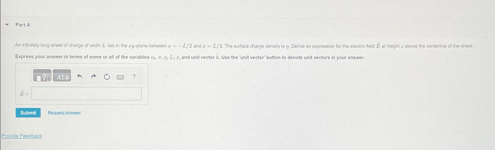 Part A Express your answer in terms of some or all of | Chegg.com
