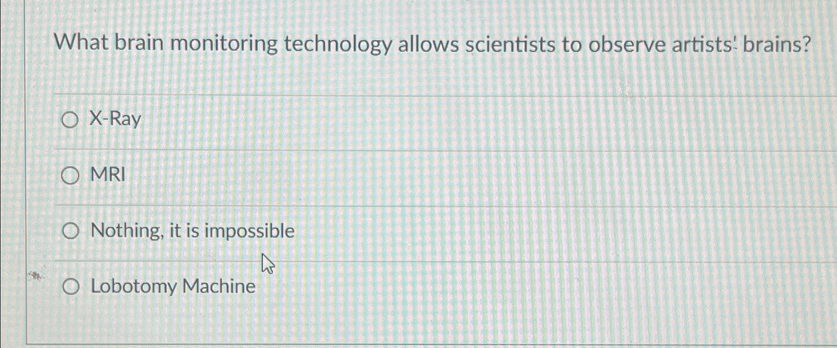 Solved What brain monitoring technology allows scientists to | Chegg.com
