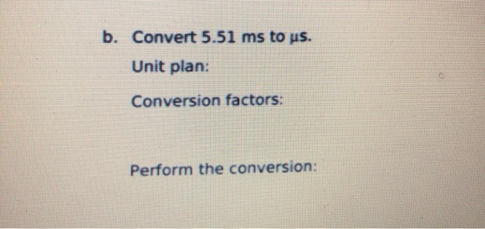 Solved Exercises: 1. Write unit plans, and then perform the | Chegg.com