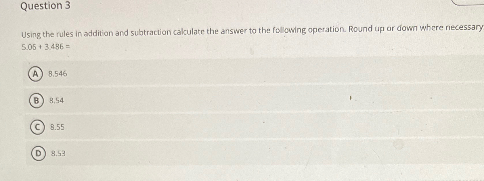 Solved Question 3Using the rules in addition and subtraction | Chegg.com