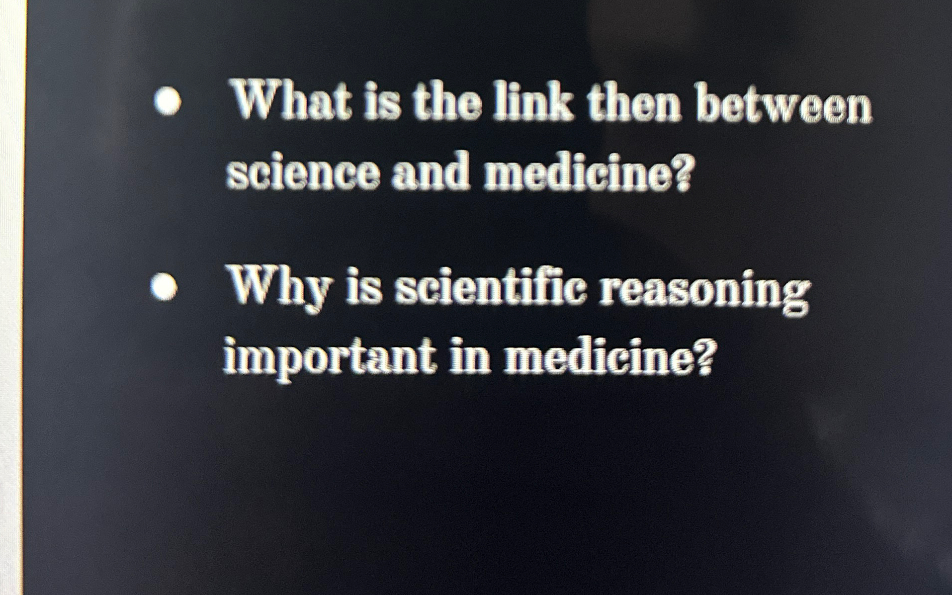 Solved What is the link then between science and | Chegg.com