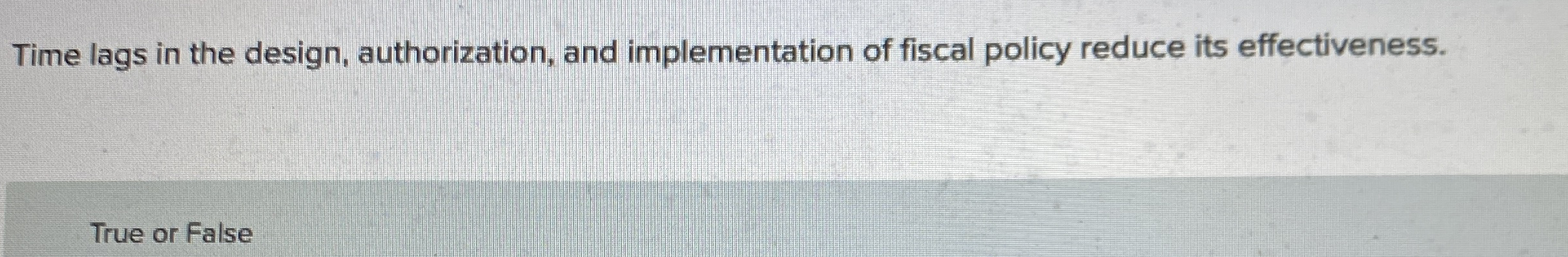 Solved Time lags in the design, authorization, and | Chegg.com
