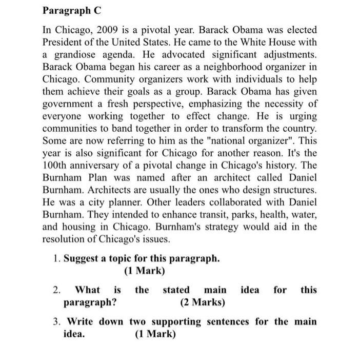 Solved Paragraph A Tourism in its modern incarnation is a | Chegg.com