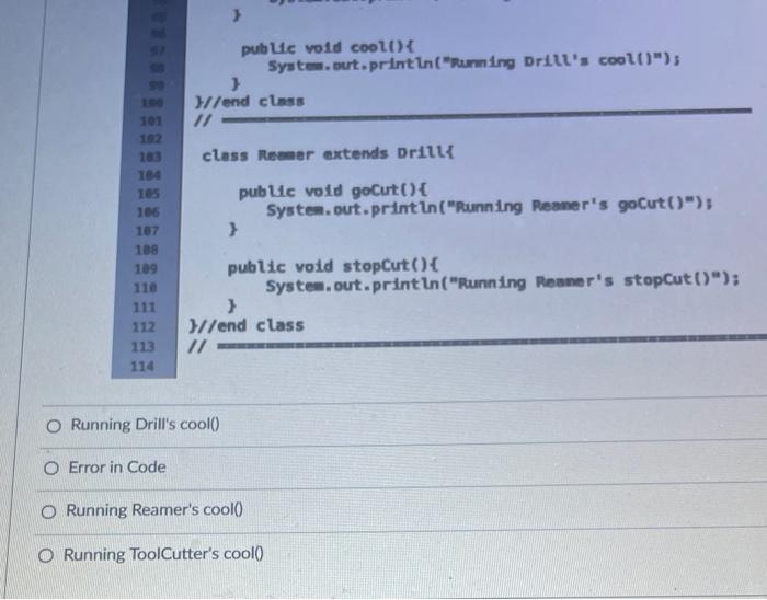 Solved What is the output when executing line 34: public | Chegg.com