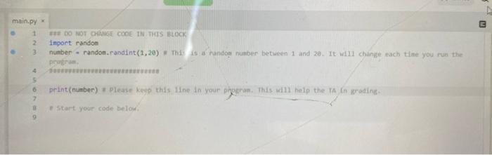 Solved What your Python program should do (in plain English) | Chegg.com