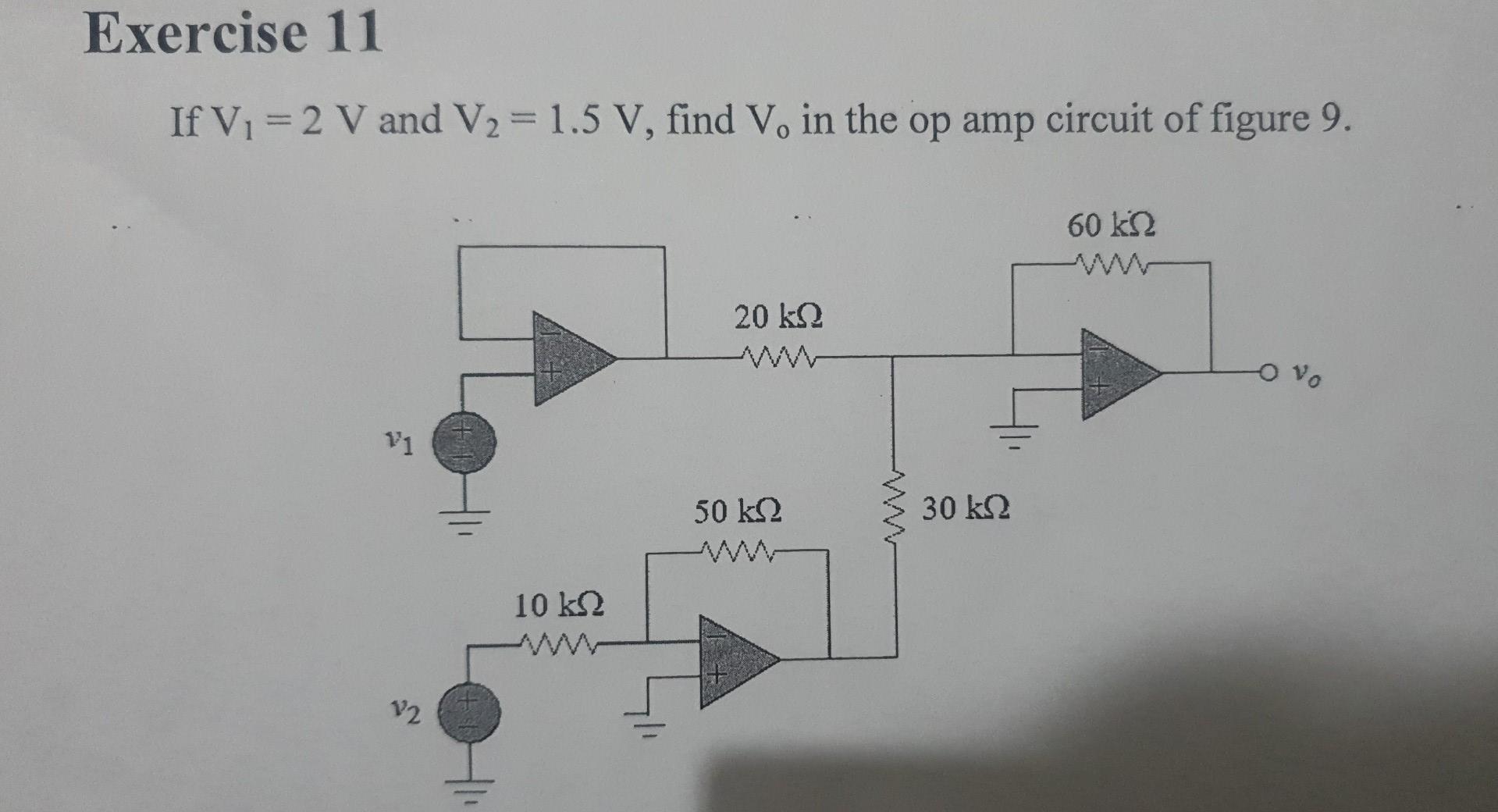 Solved Calculate Vo and io in the op amp circuit in figure 1 | Chegg.com