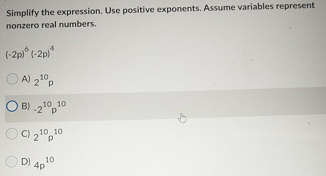 Solved Simplify the expression. Use positive exponents. | Chegg.com