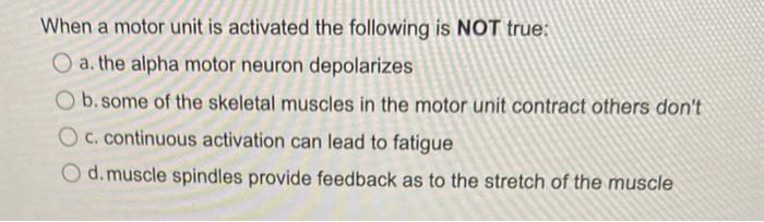 Solved The action potential is generated when a stimulus a. | Chegg.com