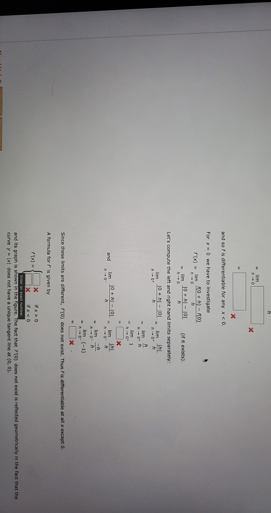 Solved EXAMPLE 5 Where is the function (x) - 1x1 | Chegg.com