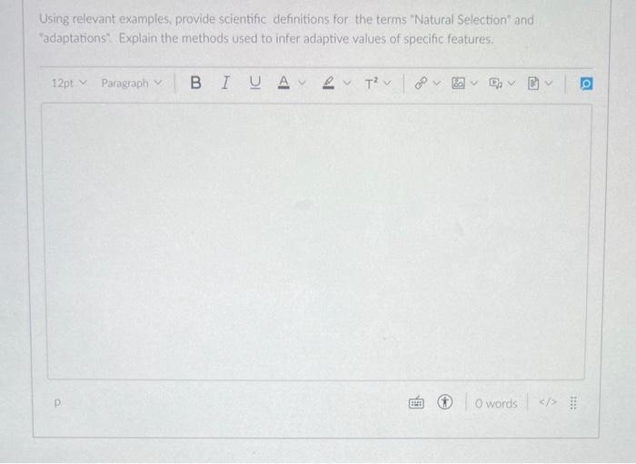 Solved Not all traits are considered adaptations. Explain | Chegg.com