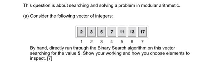 Solved This question is about searching and solving a | Chegg.com