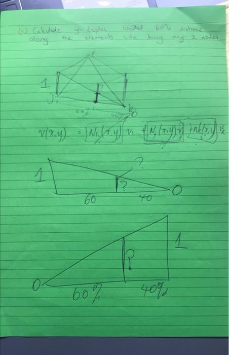 Solved Q1. Design a three noded triangular element and | Chegg.com