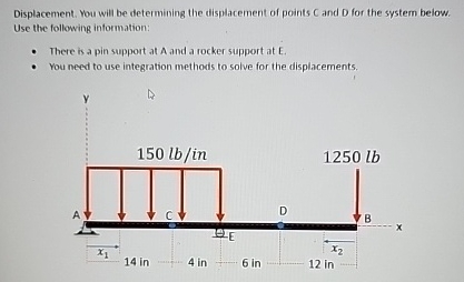 Solved Displacement. You will be determining the | Chegg.com