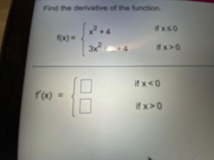 Solved Find the derivative of the function xxso 3x? x>0 | Chegg.com