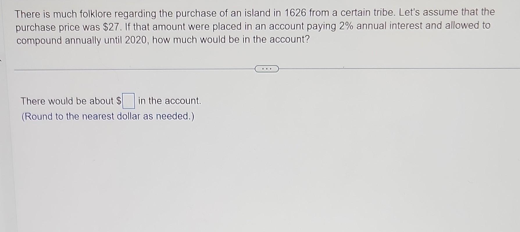 Solved There is much folklore regarding the purchase of an | Chegg.com