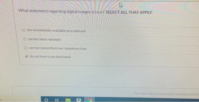 Solved What statement regarding digital images is true? | Chegg.com