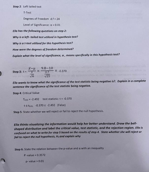 Solved Problem 1 Hypothesis Testing Example Problem \#14 p | Chegg.com