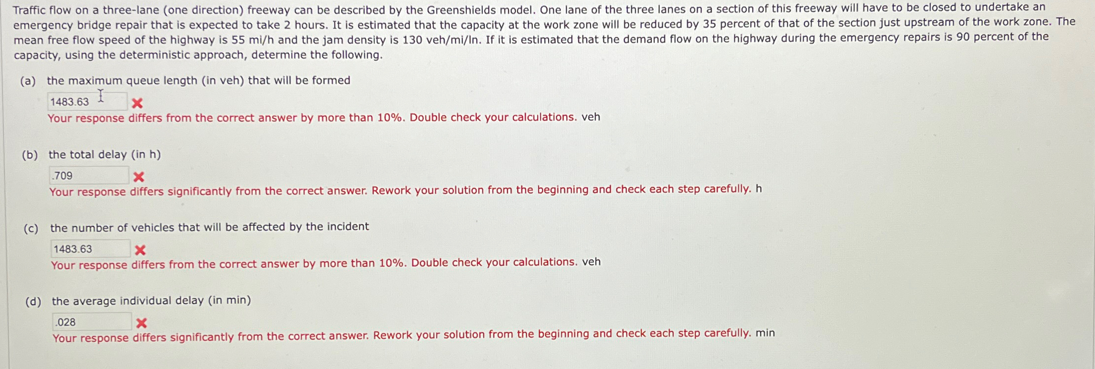 Solved capacity, using the deterministic approach, determine | Chegg.com