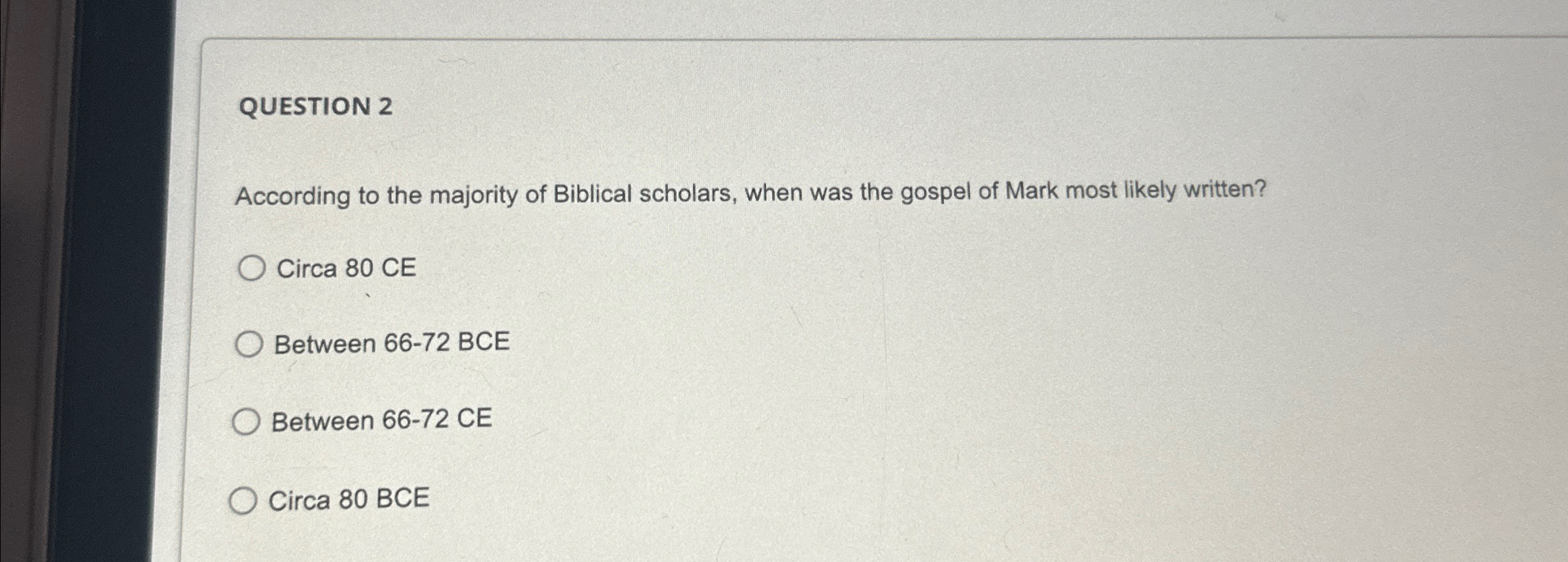 Solved QUESTION 2According to the majority of Biblical | Chegg.com