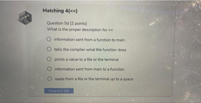 Solved Question 9 [ 5 points] Which of the following array | Chegg.com