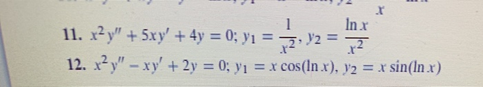 Solved In Problems 1 through 12, verify by substitution that | Chegg.com
