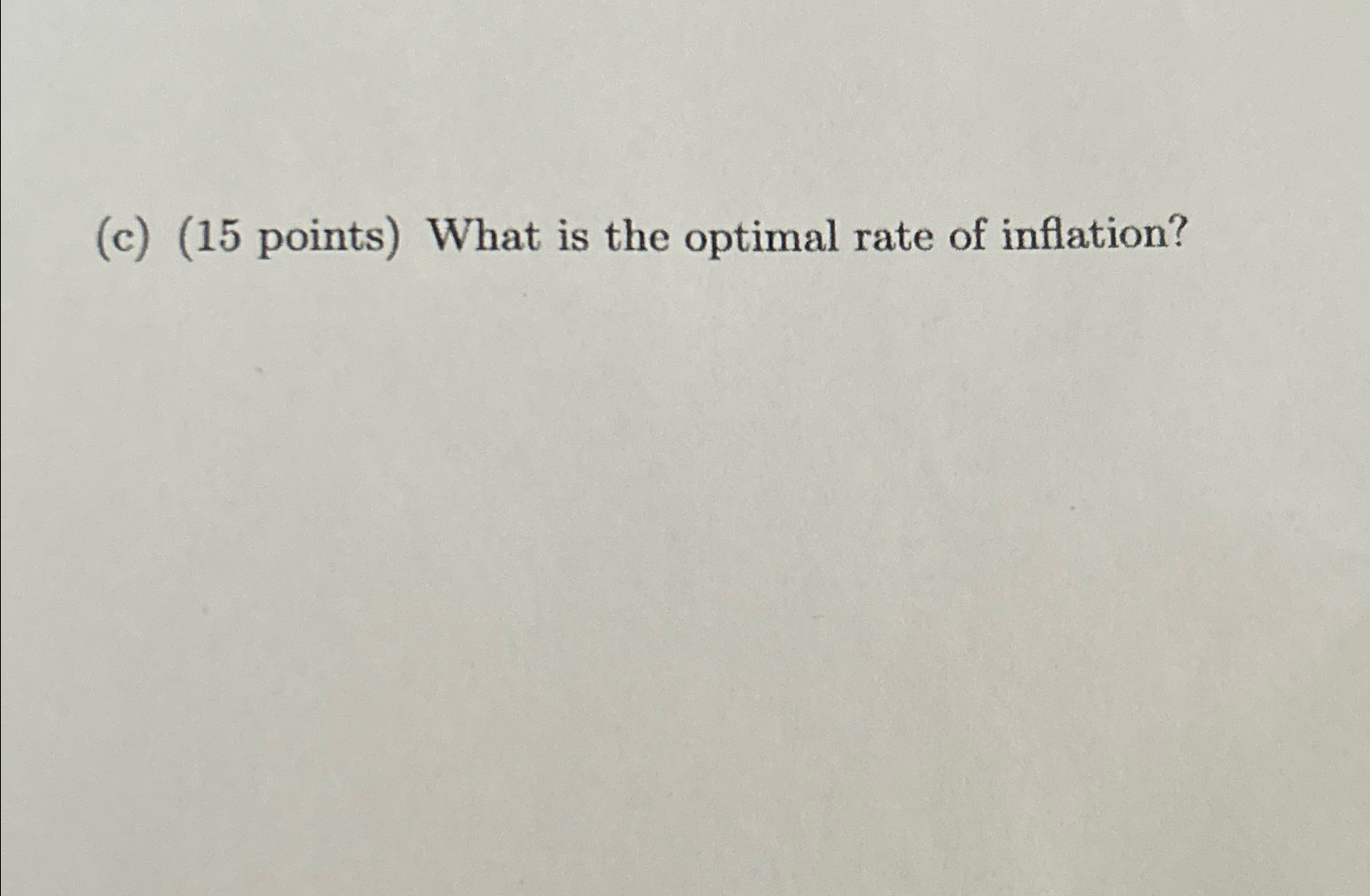 Solved (c) (15 ﻿points) ﻿What is the optimal rate of | Chegg.com