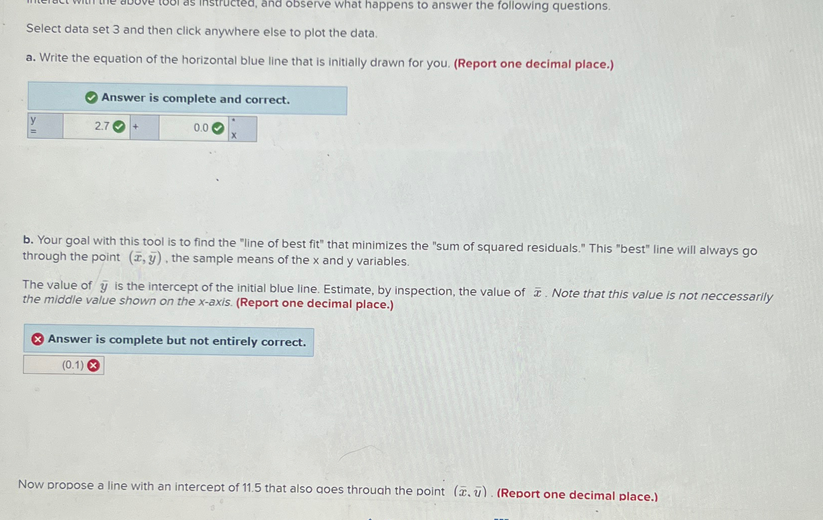 Select Data Set 3 ﻿and Then Click Anywhere Else To 