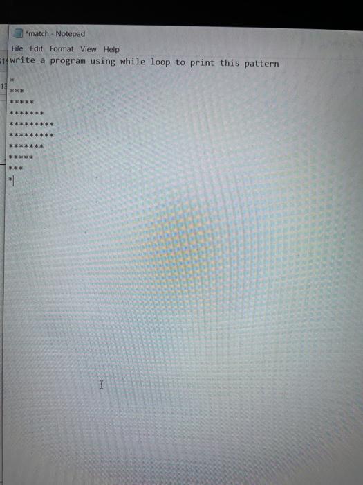 Solved match - Notepad File Edit Format View Help 51 write a | Chegg.com