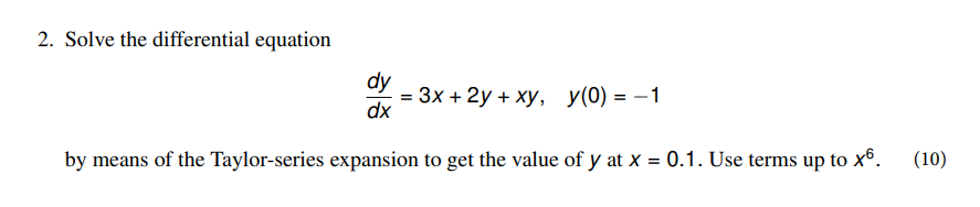 Solved Solve the differential | Chegg.com