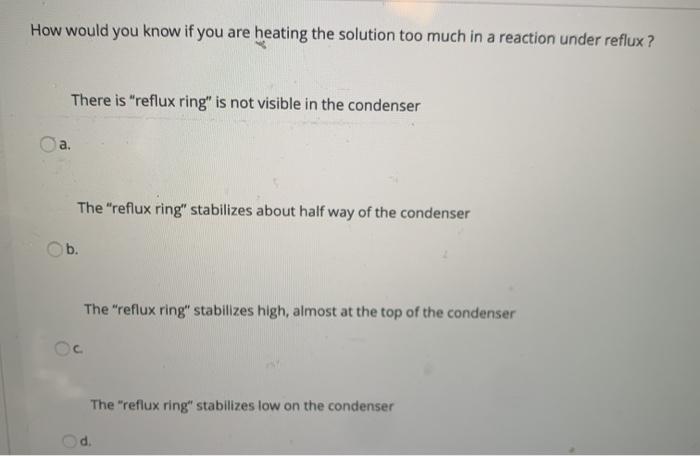 Solved How would you know if you are heating the solution | Chegg.com