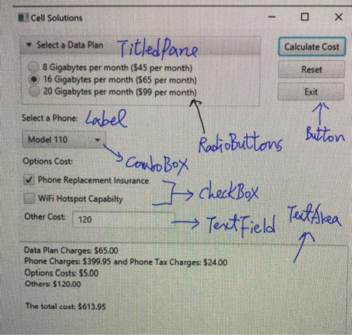 Solved default as the following figure: Cell solutions | Chegg.com