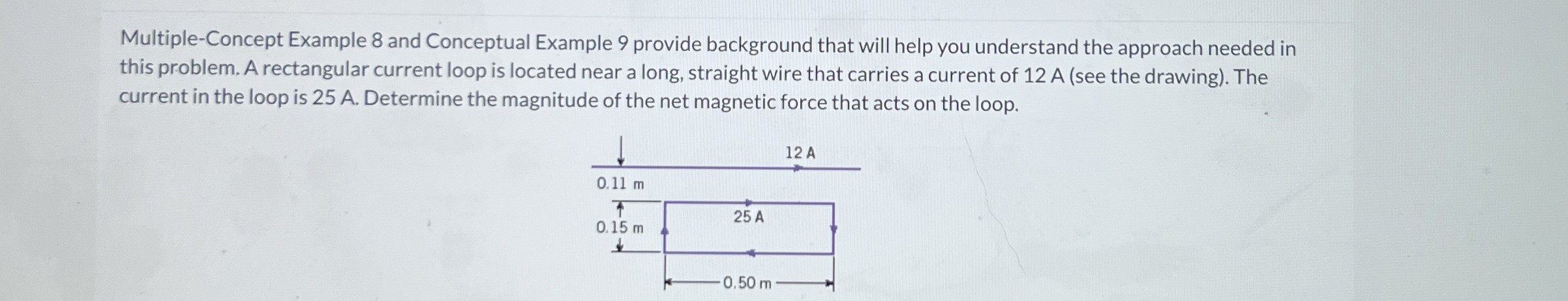 Multiple-Concept Example 8 ﻿and Conceptual Example 9 | Chegg.com