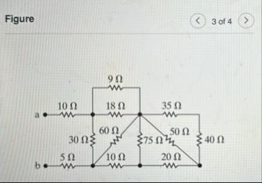 Solved Figure3 ﻿of 4Part CFind the equivalent resistance Rab | Chegg.com