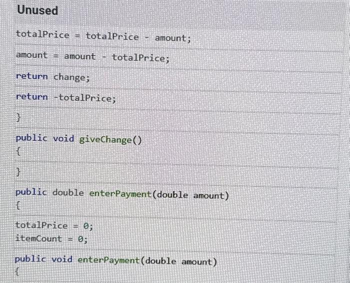 Solved Rearrange the code below to provide two additional | Chegg.com