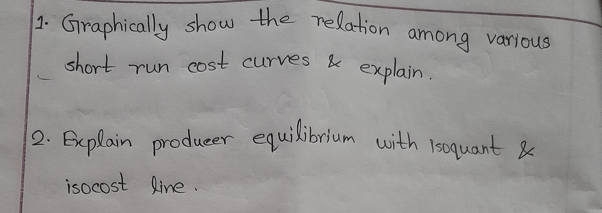 Draw the graph of each question in hand written | Chegg.com