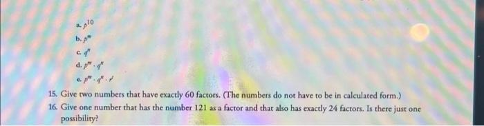 Solved 1. State the Unique Factorization Theorem. What does | Chegg.com