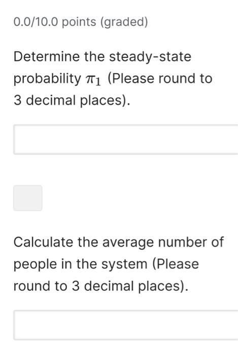 Solved Consider Two Queueing Systems The First Has One 6842