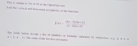 Solved This is similar to Try it 46 ﻿in the OpenStax | Chegg.com
