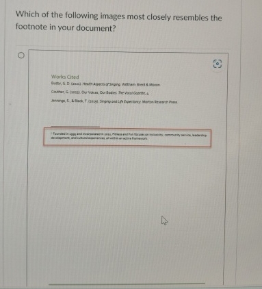 Solved Which of the following images most closely resembles | Chegg.com