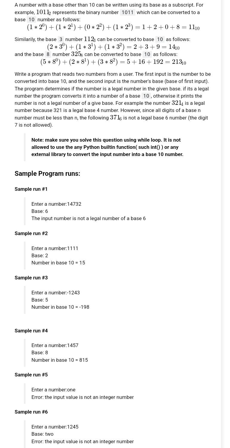 solved-a-number-with-a-base-other-than-10-can-be-written-chegg