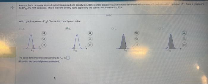 Solved Find Pfo, the 10th porcentle. This in the bone demily | Chegg.com
