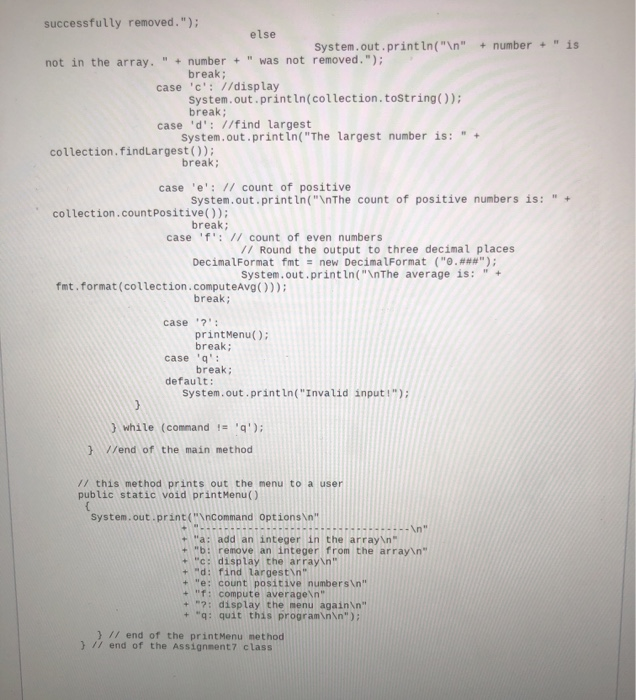 Solved Part 2: Programming (13 points): Your assignment is | Chegg.com