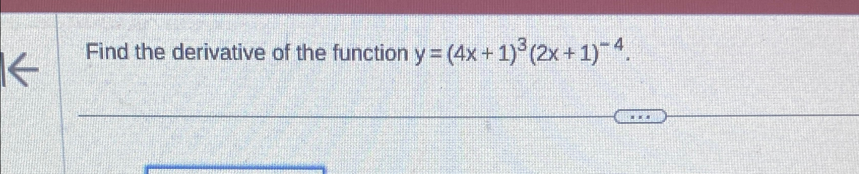Solved Find the derivative of the function | Chegg.com