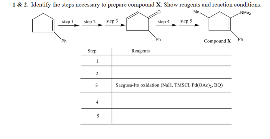 Solved 1&2. ﻿Identify the steps necessary to prepare | Chegg.com