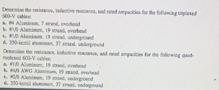 Solved Detcrmine the resistance, inductive reactance, and | Chegg.com