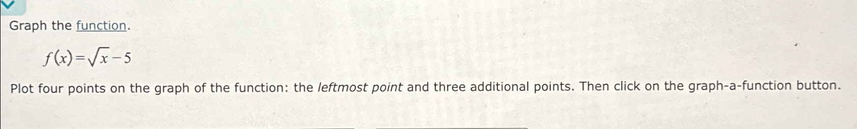 Solved Graph The Functionfxx2 5plot Four Points On The