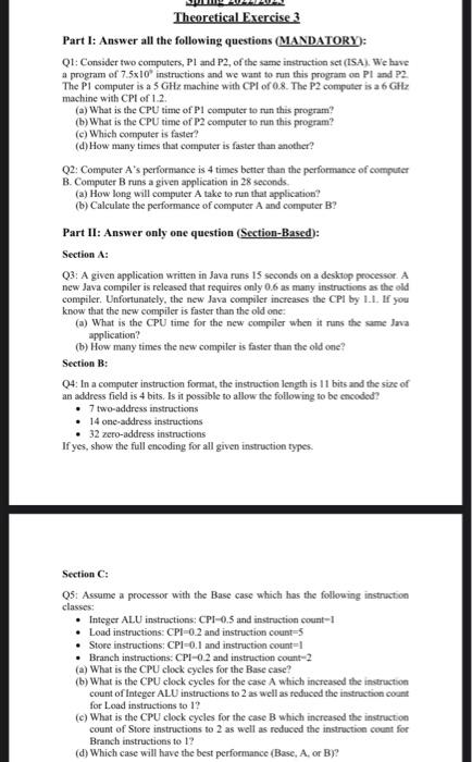 [Solved]: step by step please Q1: Consider two computers, P1
